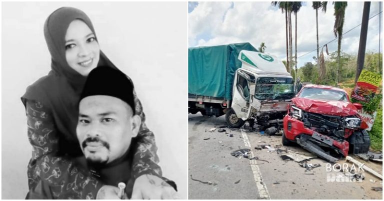 Suami Isteri Maut Kemalangan, Status Terakhir Di Facebook Undang Sebak