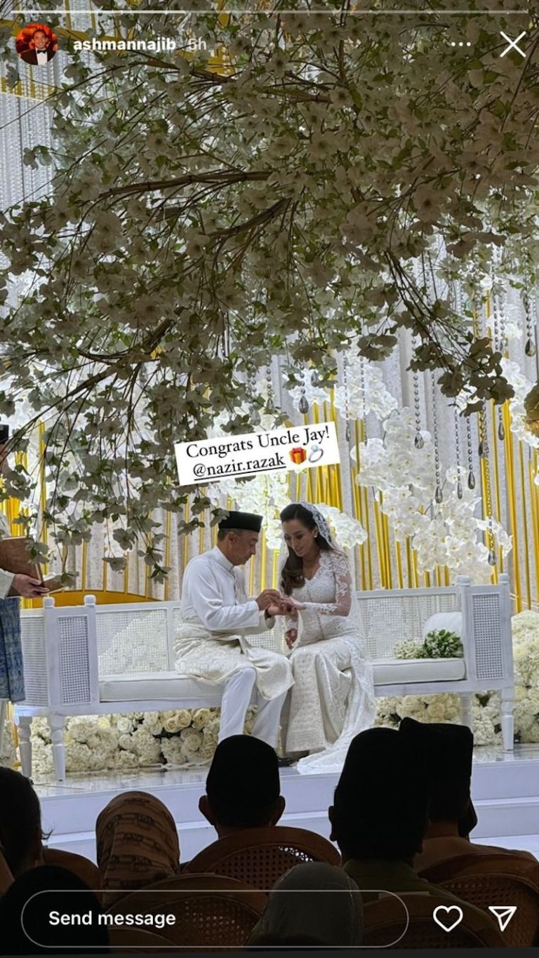 Adik Najib Razak, Nazir Razak Selamat Bernikah Kali Kedua