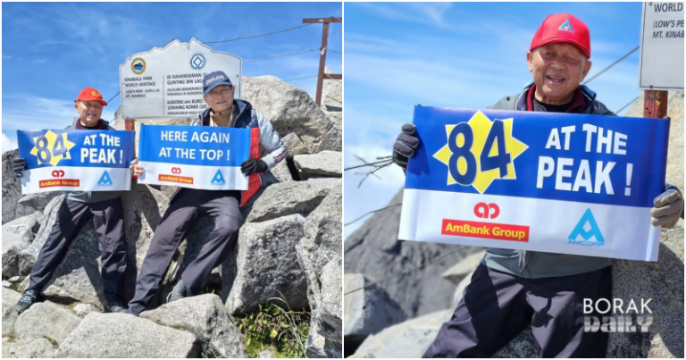 Tan Sri Azman Hashim Berjaya Tawan Puncak Kinabalu Di Usia 84 Tahun
