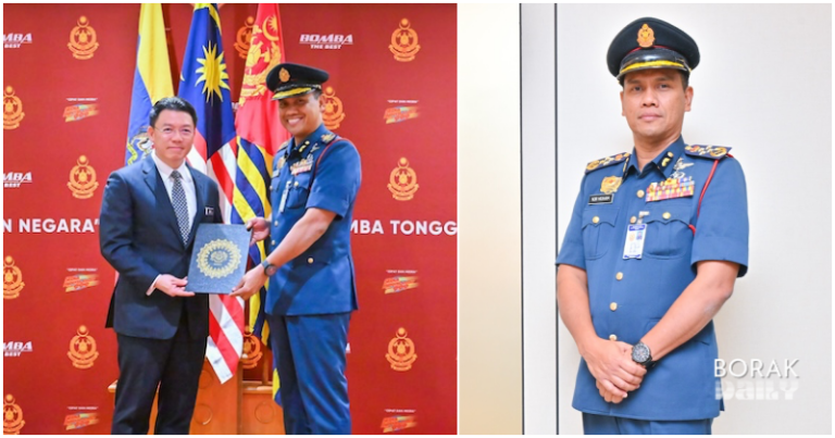 Kor Ming Sempurnakan Istiadat Pemakaian Tanda Pangkat Ketua Pengarah JBPM Baharu