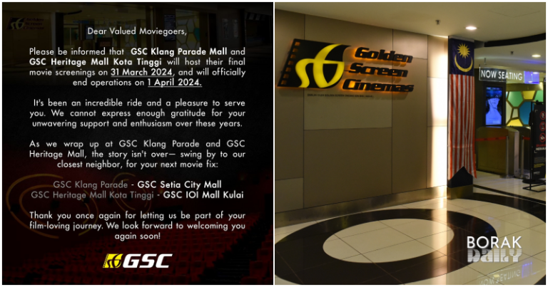 GSC Klang Parade Mall, GSC Heritage Mall Kota Tinggi Tutup Operasi 1 ...