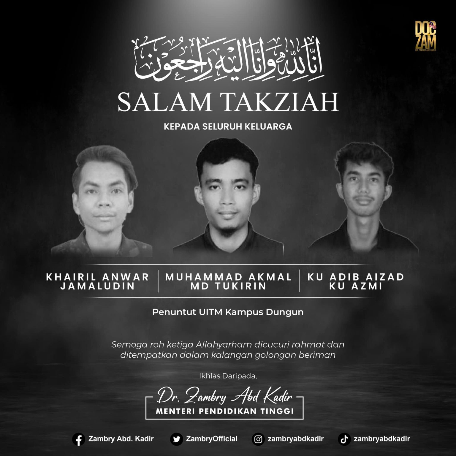 Wanita Direman Selepas Rempuh Penuntut UiTM Sehingga Tiga Maut